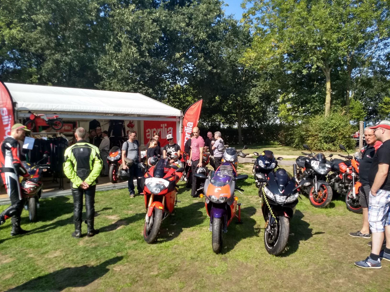 Italdag TT Circuit Assen, 1 october 2023 - Aprilia Riders